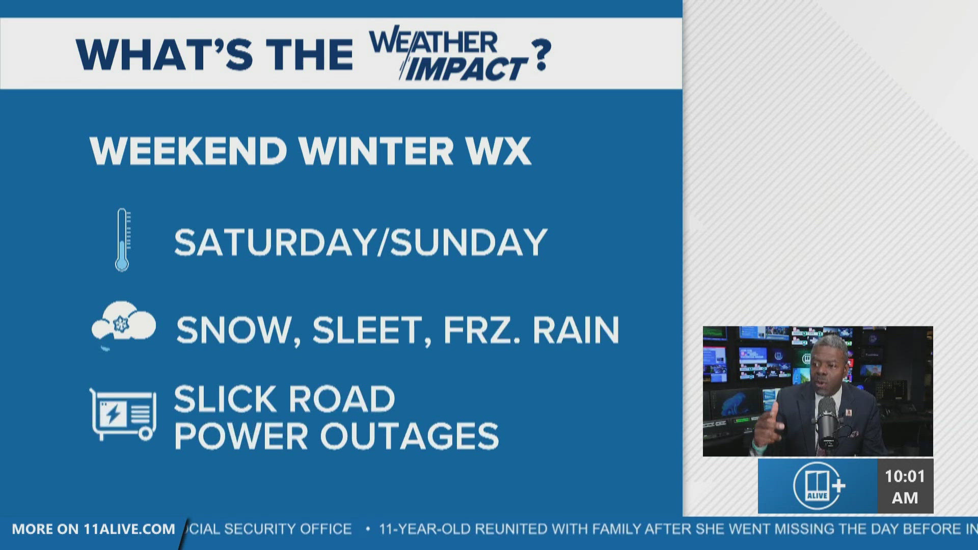 Weather update: Chesley McNeil tracks weekend winter potential