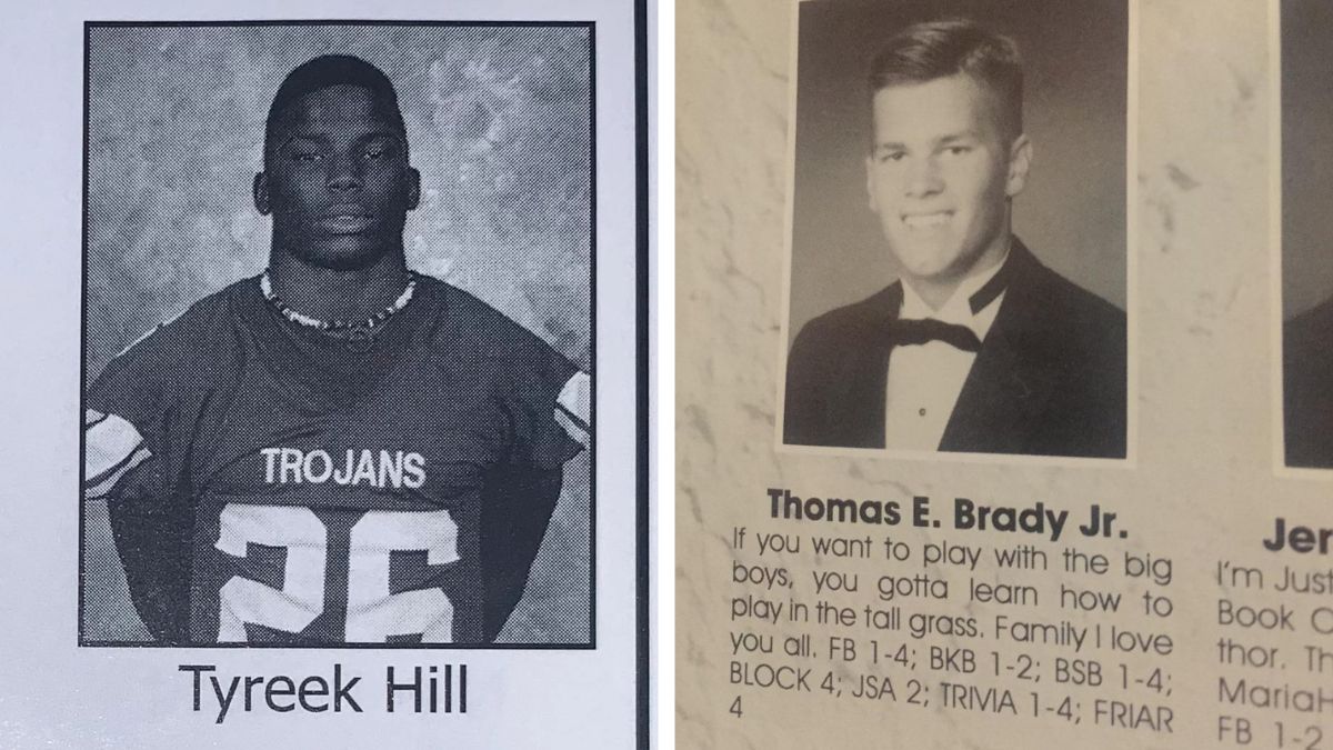 15 yearbook photos of famous NFL stars