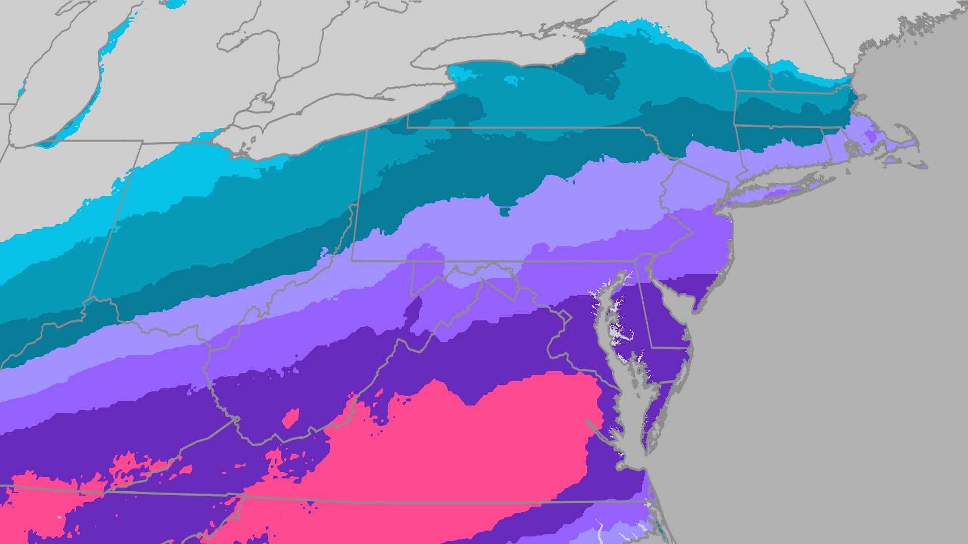 Mid-Atlantic should prepare for heavy snow this weekend