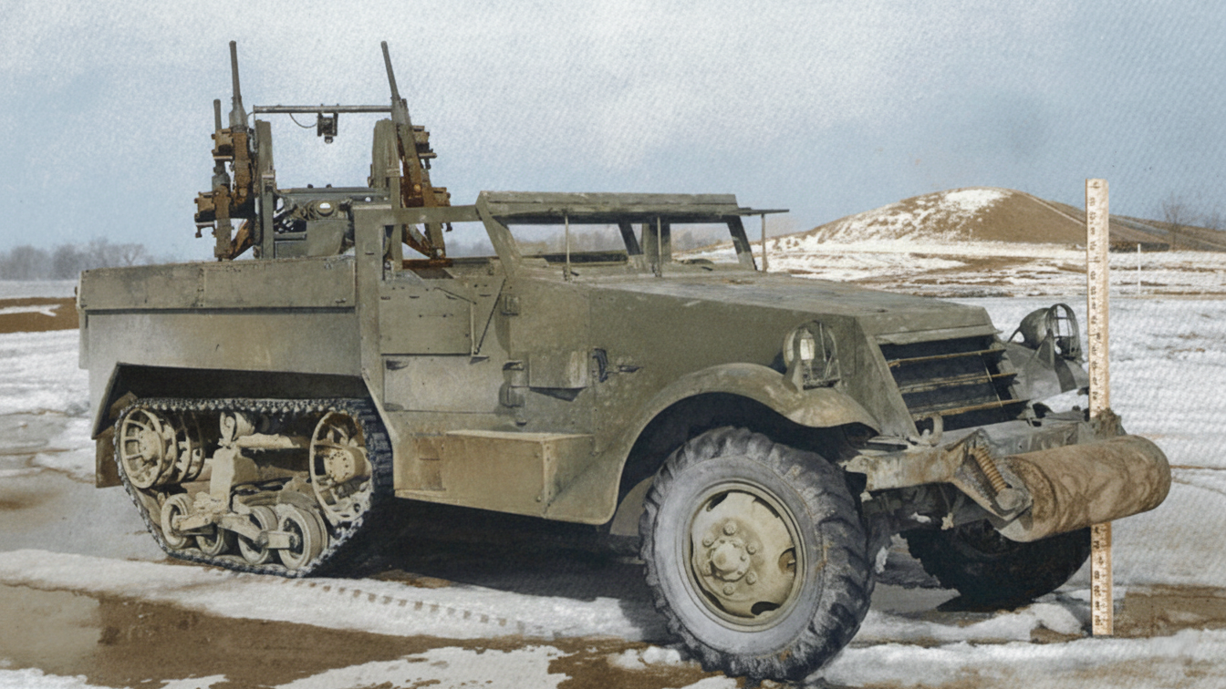 They called it the Meat Chopper - this vehicle vaporized soldiers in WWII