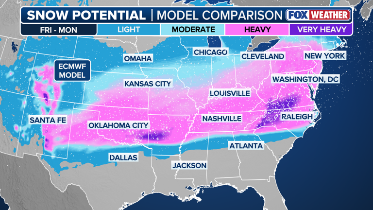 Weather models predict scenarios for upcoming winter storm hitting NY