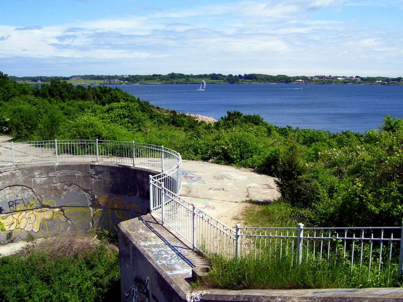 Why this Rhode Island pier looks haunted on summer nights
