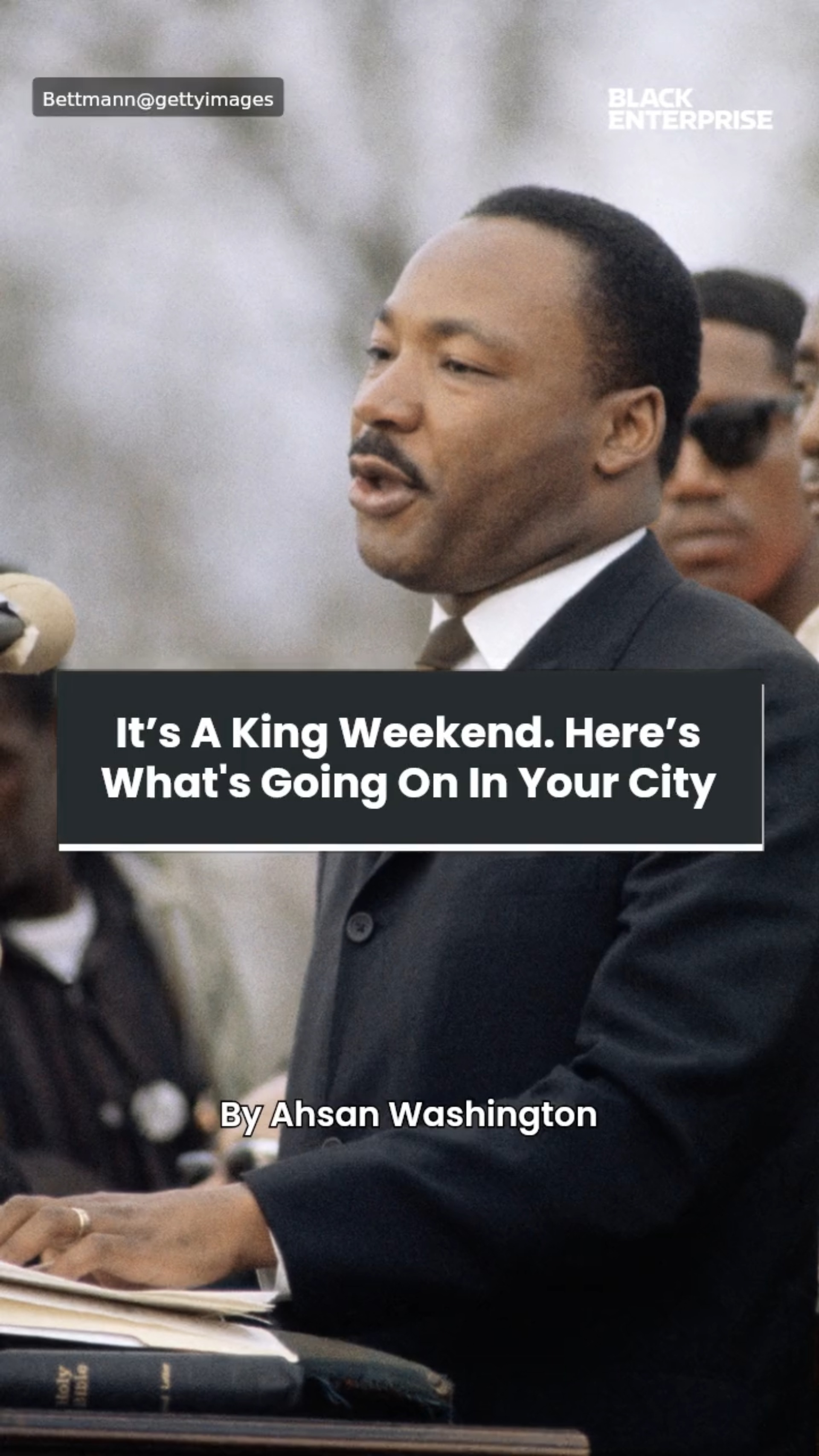 It's a King weekend. Here's what's going on in your city