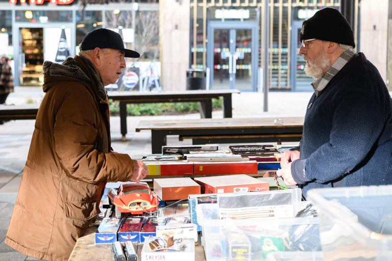 13 pics as Preston's outdoor market is back where it belongs under its ...