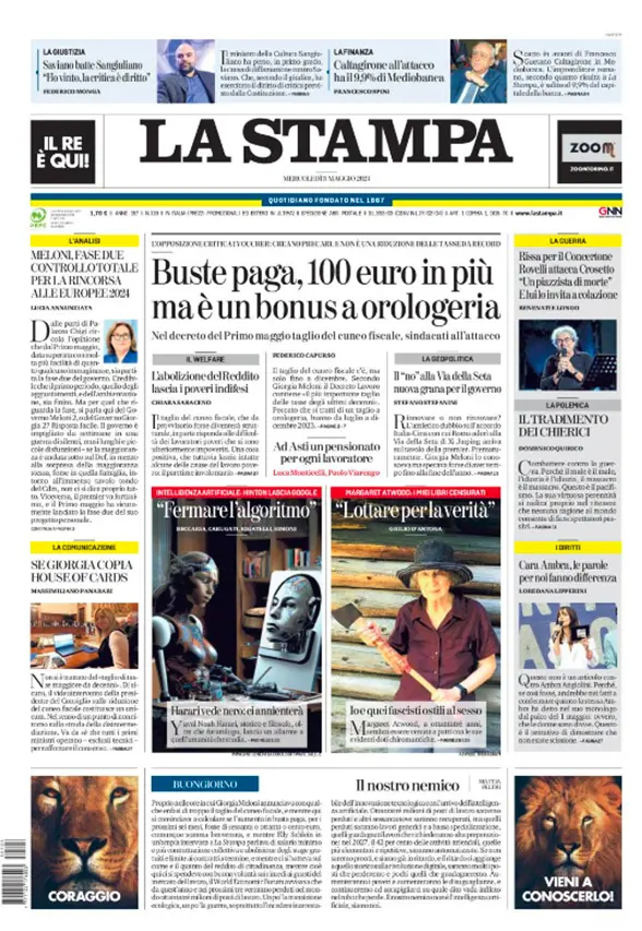 La Stampa, la Sae di Alberto Leonardis tratta in esclusiva con Gedi