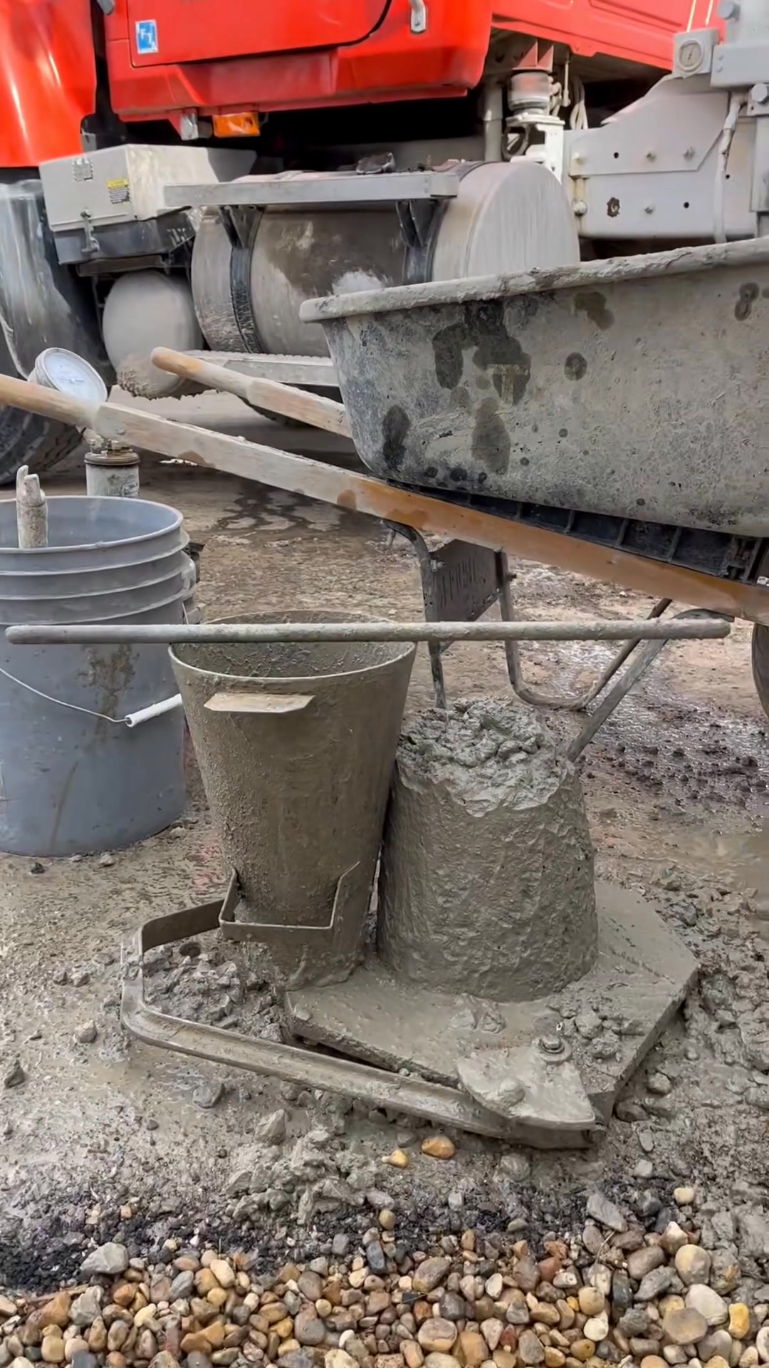 What is the slump of concrete?