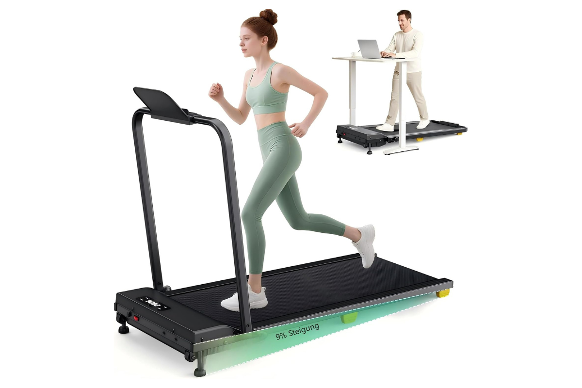 UREVO Walking Pad mit Rabatt: 3-in-1-Laufband aktuell für 118,99 ...