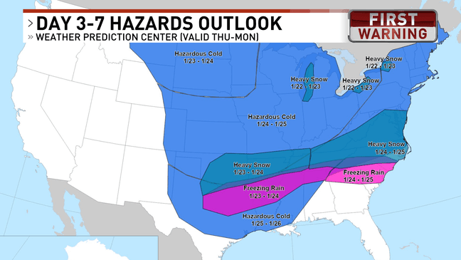 Winter storm system to impact Southeast this weekend; what's in store ...