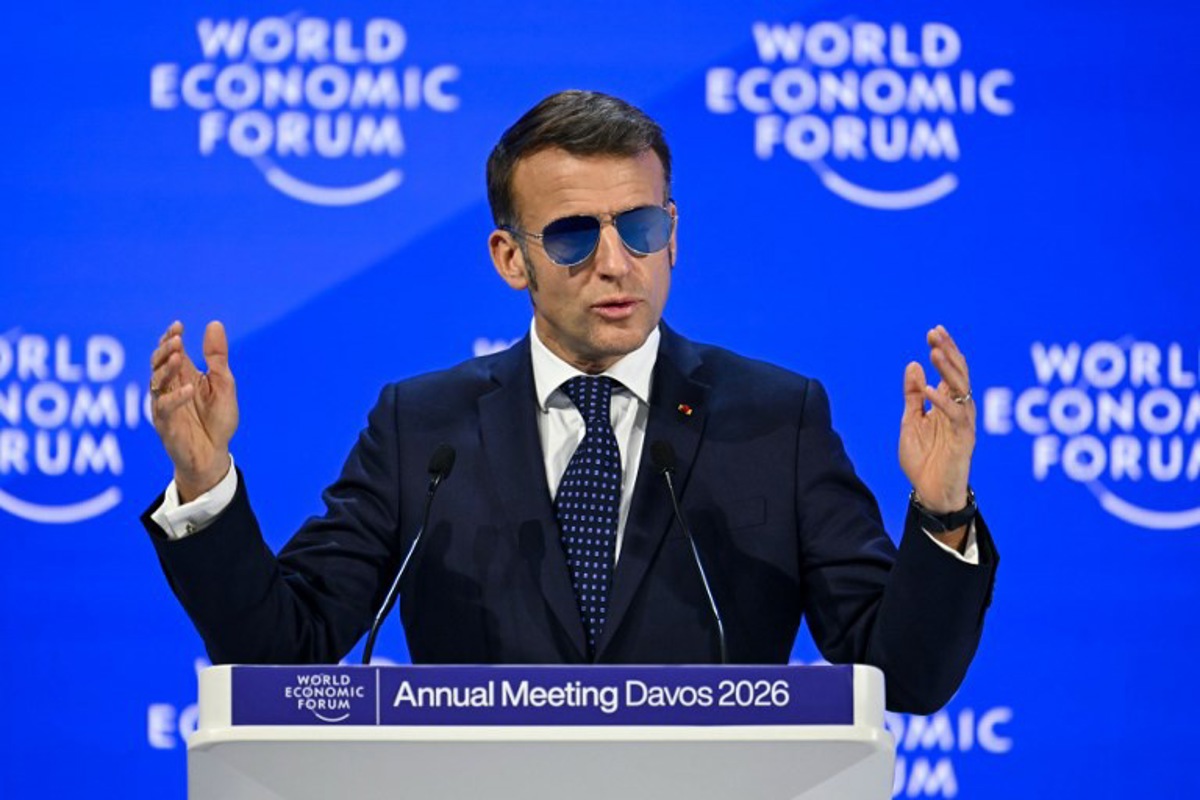 WEF Davos - Macron breekt lans voor multilateralisme