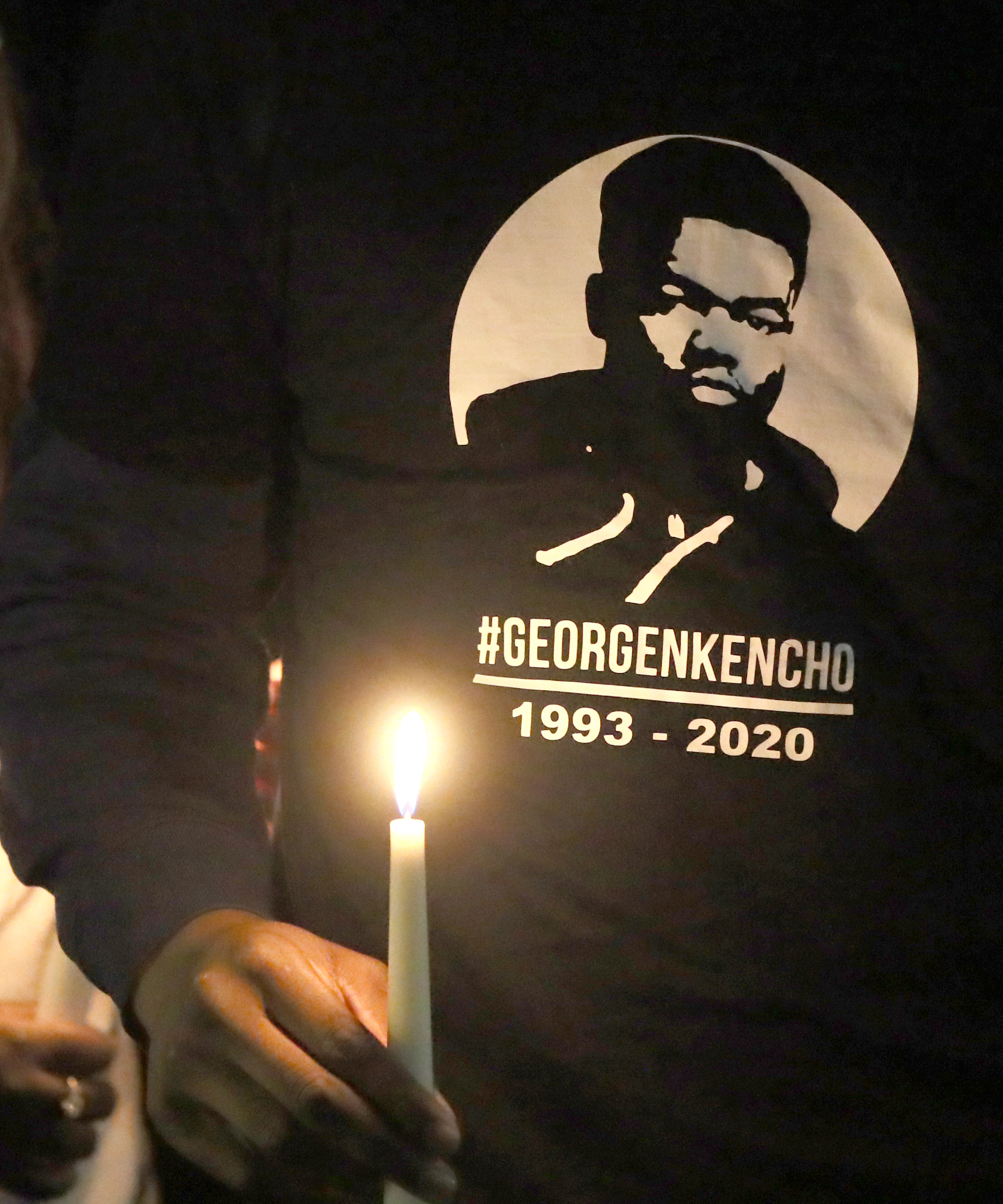 George Nkencho continued to swing wildly with knife after being shot ...