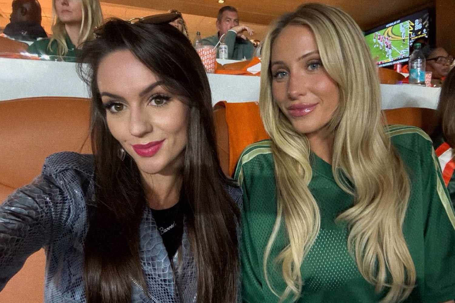 Jordon Hudson and Alix Earle hang out together at College Football ...