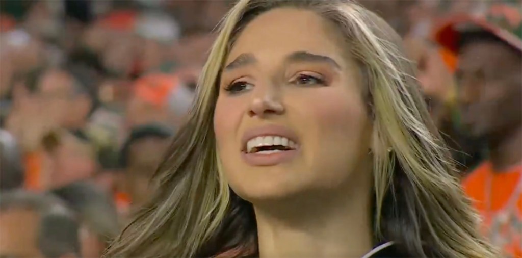 Abella Danger’s ESPN appearance during CFP title game stuns fans