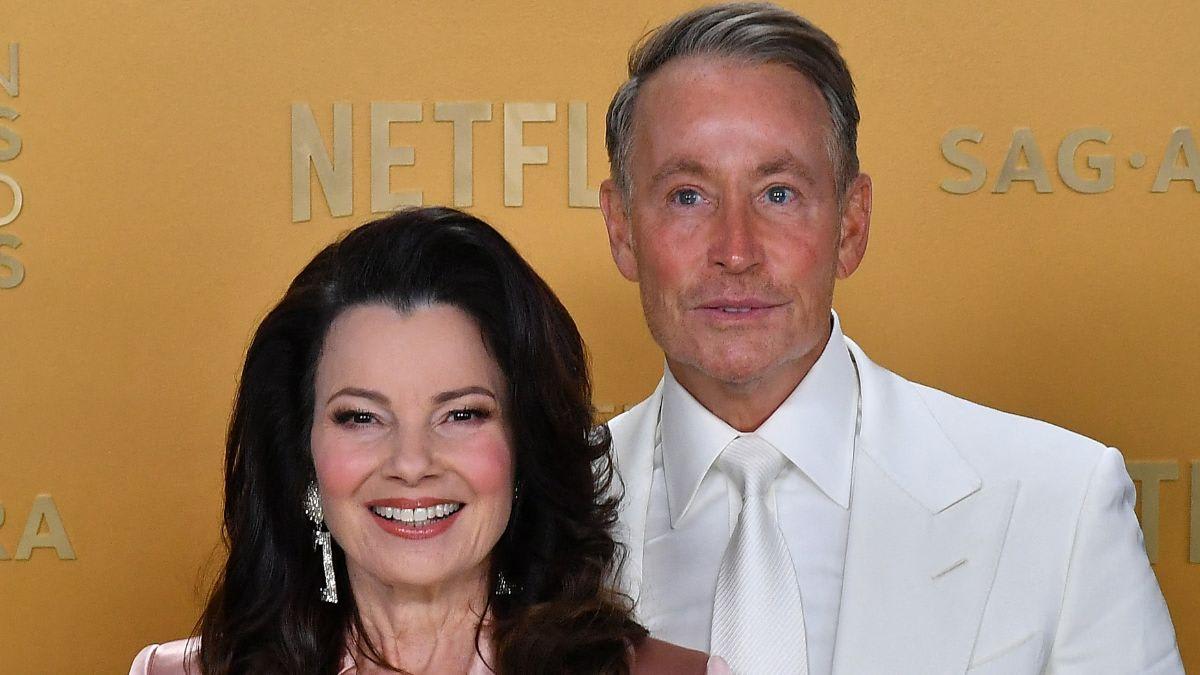 Fran Drescher says her gay ex-husband comes with her everywhere