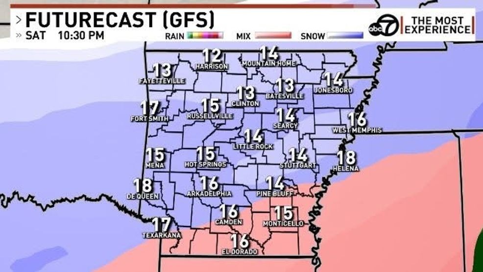 Snow, sleet, and freezing rain possible in Arkansas | Here's the latest