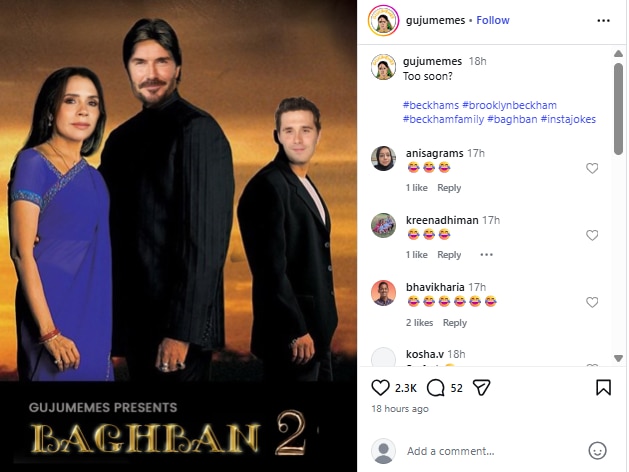 Victoria Beckham memes go viral as social media riffs on Brooklyn's ...