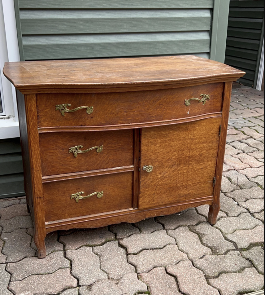 Rennovator transforms trashed furniture into 'incredible' vanity: 'This ...
