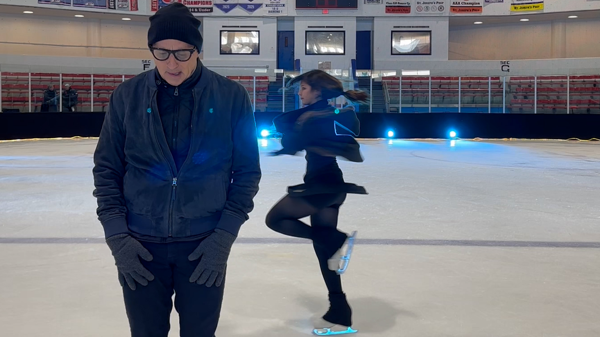 Can Olympic figure skaters identify the move without seeing it?