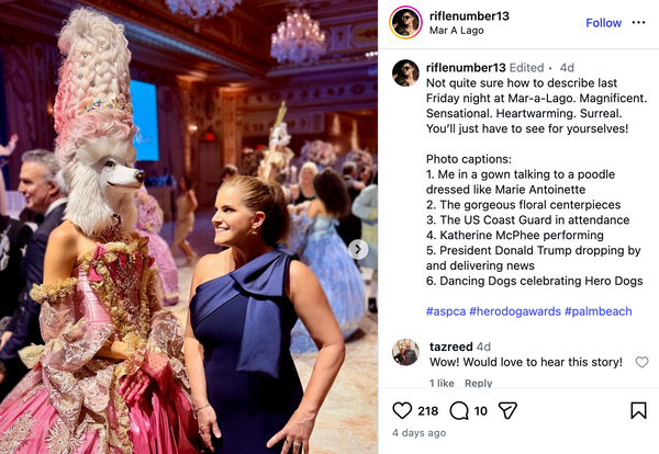 Mar-a-Lago gala featured dog masks and Marie Antoinette-style costumes