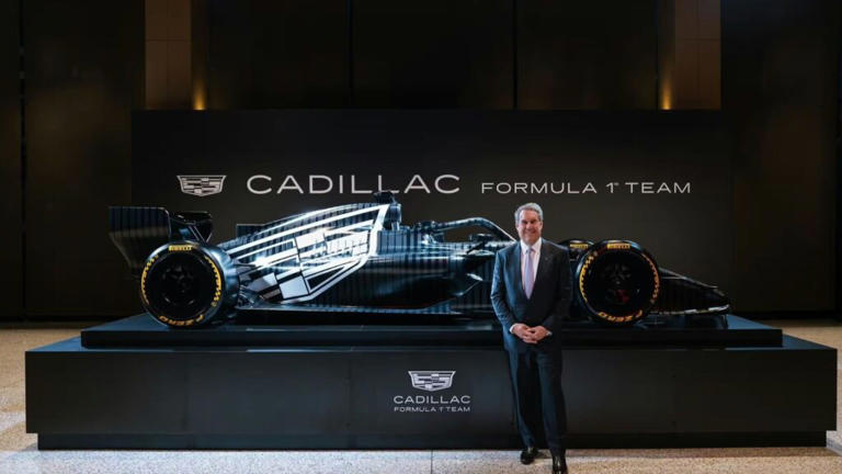 Cadillac offers first glimpse of Formula 1 livery ahead of Barcelona ...