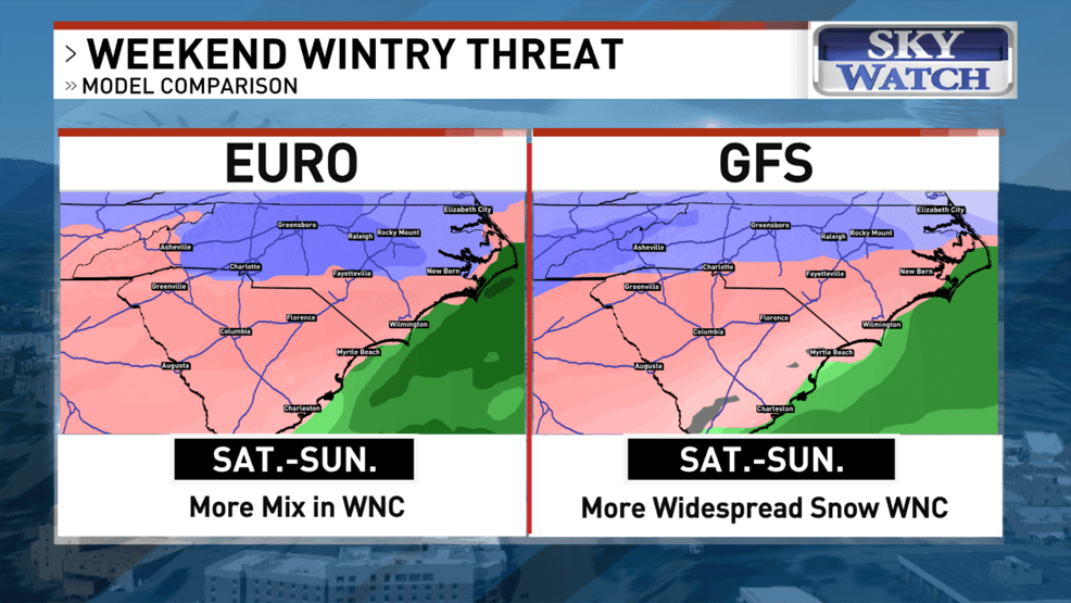 UPDATE: Weather Warn Days for potential heavy snow, wintry mix in WNC ...