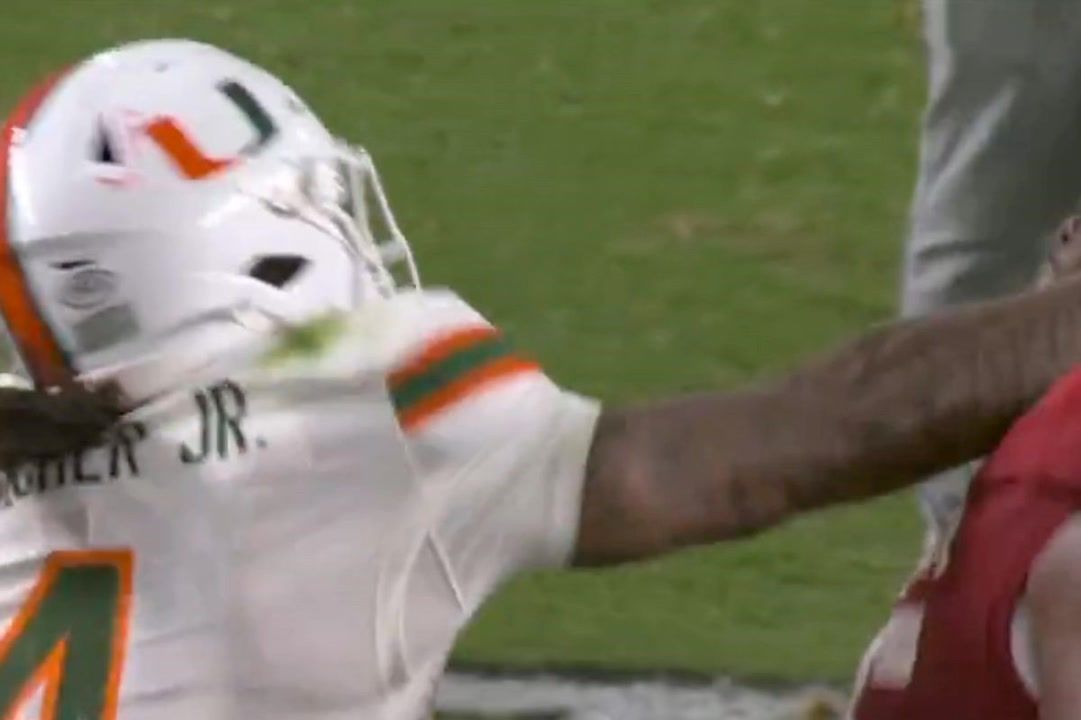 Miami’s Fletcher punches Indiana rival after championship loss