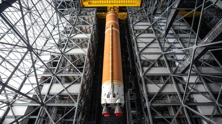 How NASA built its massive Artemis II moon rocket