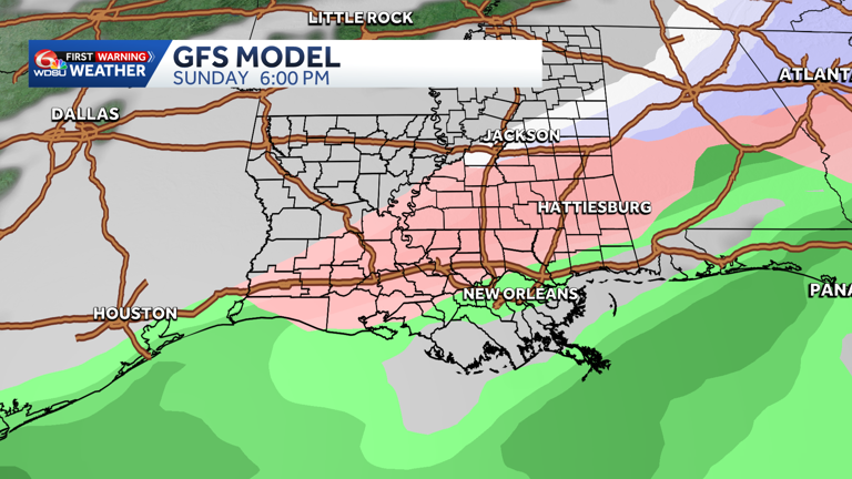 Possible risk of a southern winter storm this weekend. Here's the latest