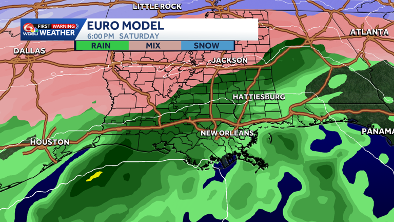 Possible risk of a southern winter storm this weekend. Here's the latest