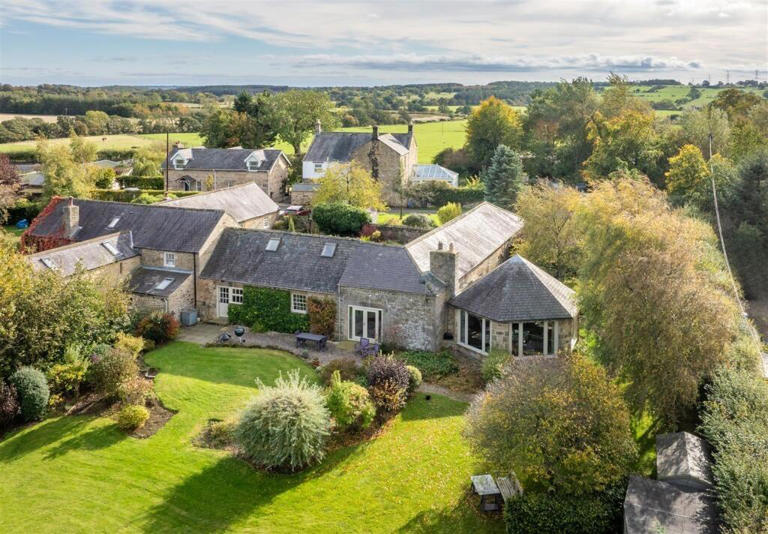 Grade II listed Northumberland barn house with countryside views for ...