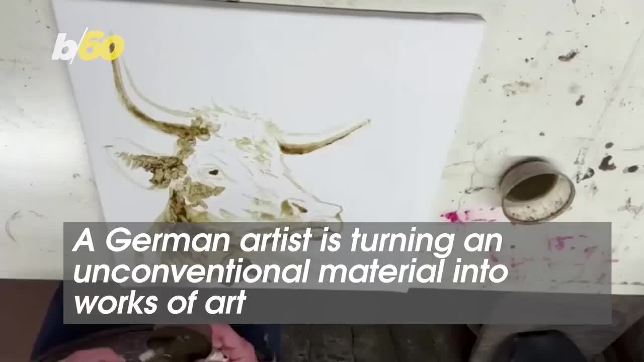 How one artist turns manure into unexpected works of art