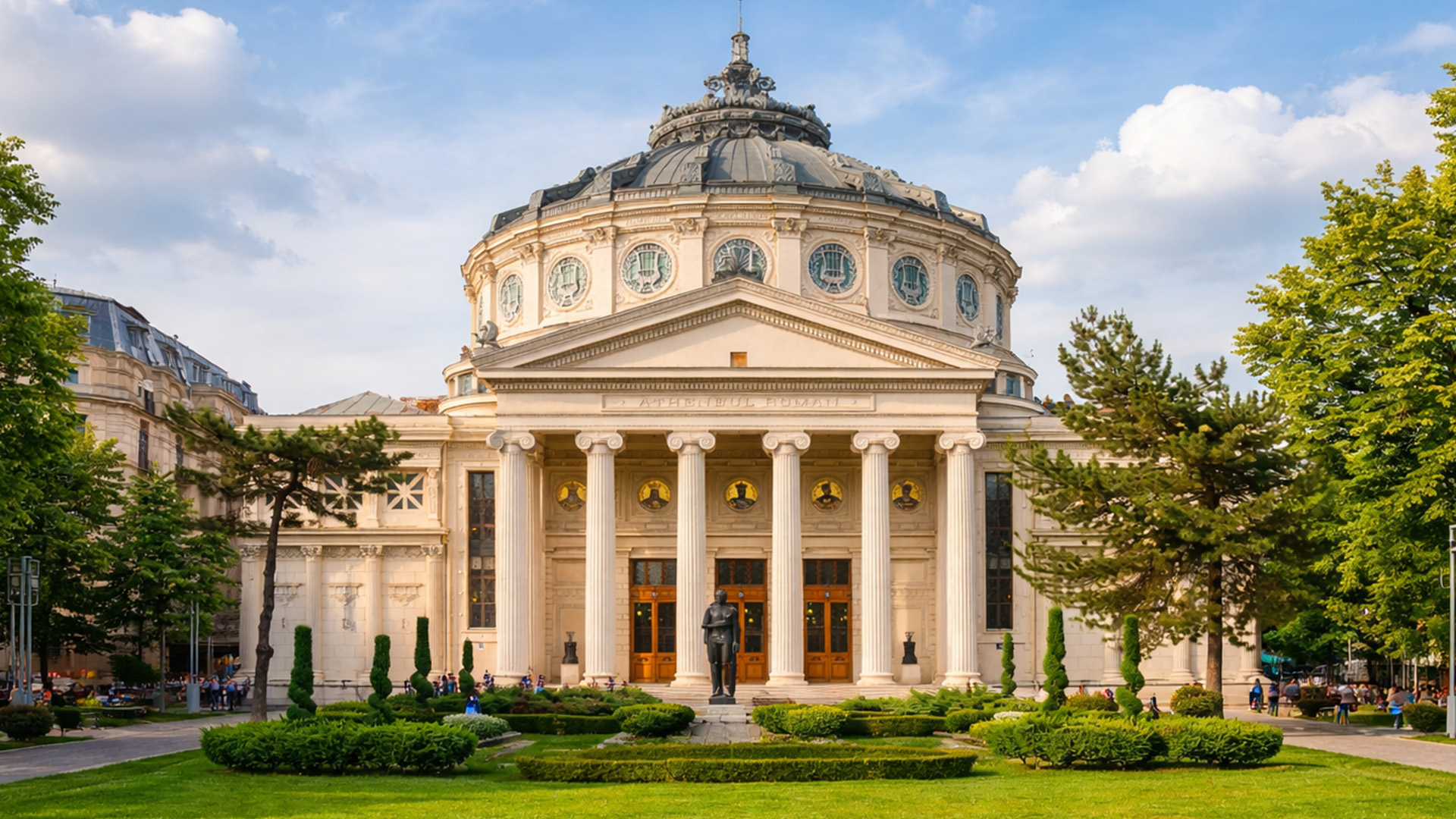 What is this elegant building in Romania