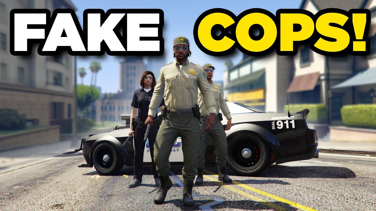 Trolling people as a fake cop in GTA 5 online!