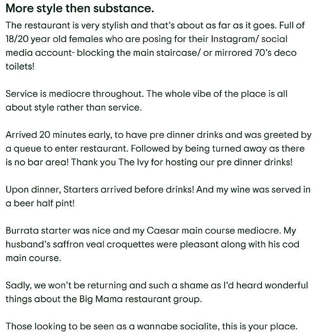 'It's Frankie & Benny's for rich people': Italian restaurant chain ...