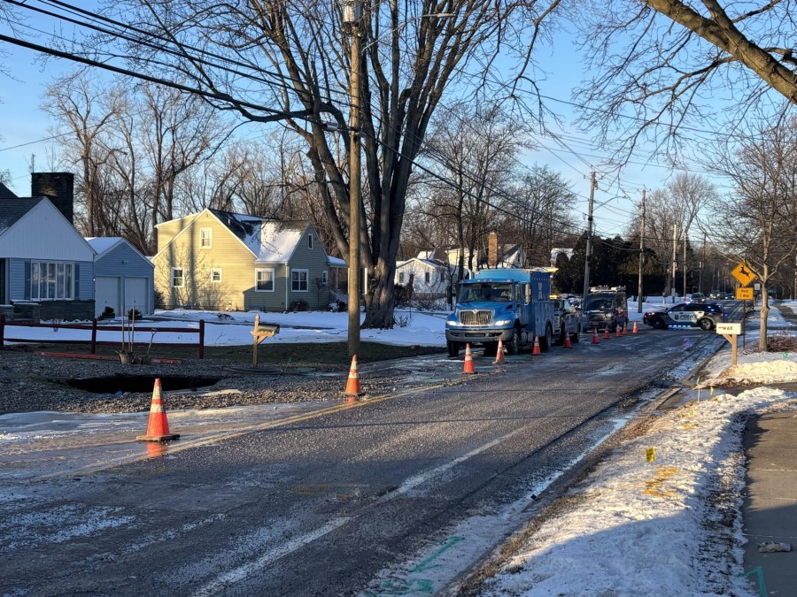Water main break fixed on Straub Road in Greece