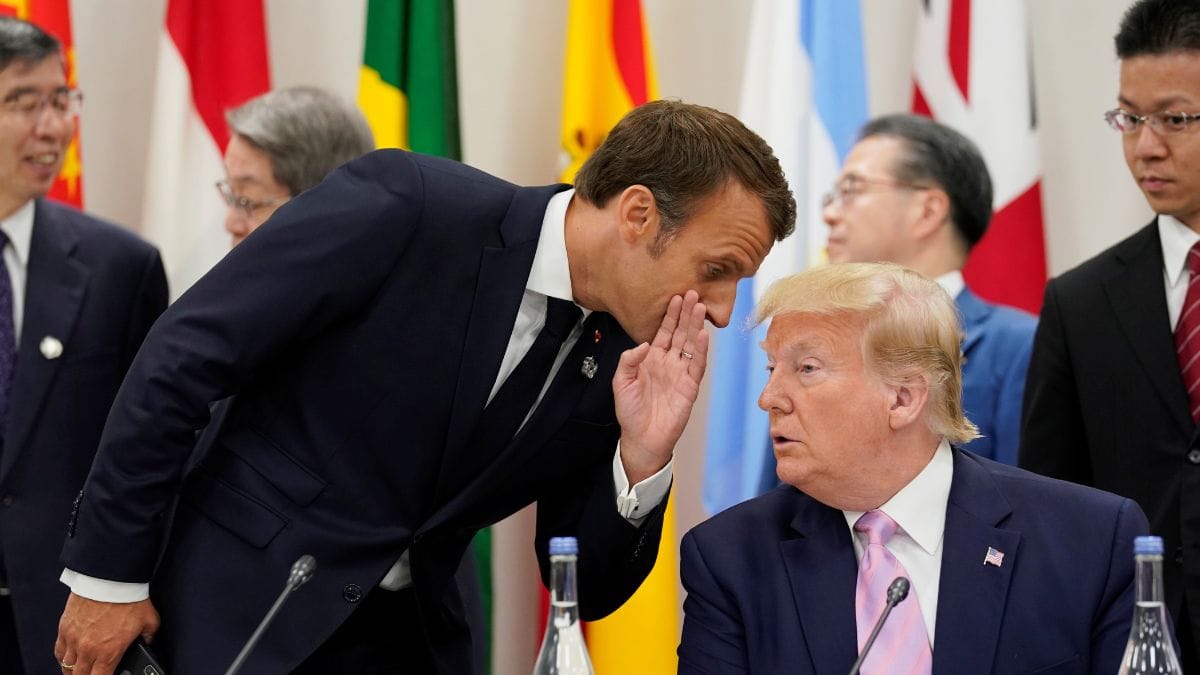 The Macron text leaked by Trump: Syria is fine, Iran maybe... but ...