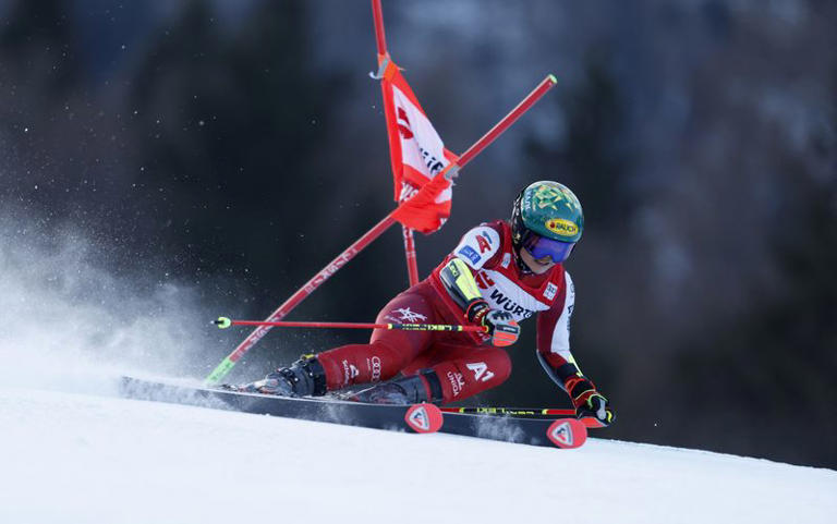 Alpine skiing - Austria's Scheib wins Kronplatz GS, impressive return ...