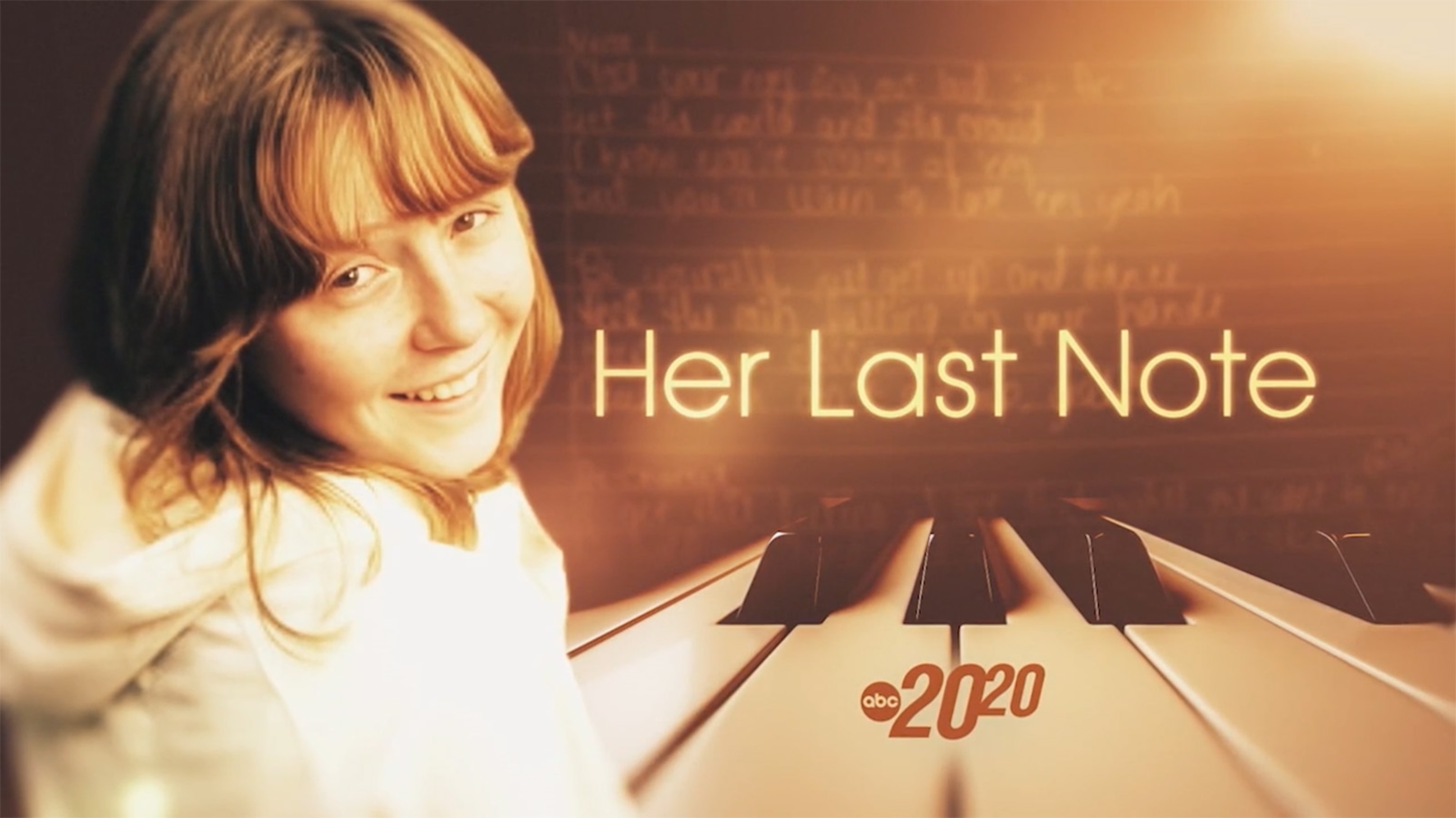 Trailer: 20/20 'Her Last Note' - premieres Jan. 23rd at 9/8c on ABC