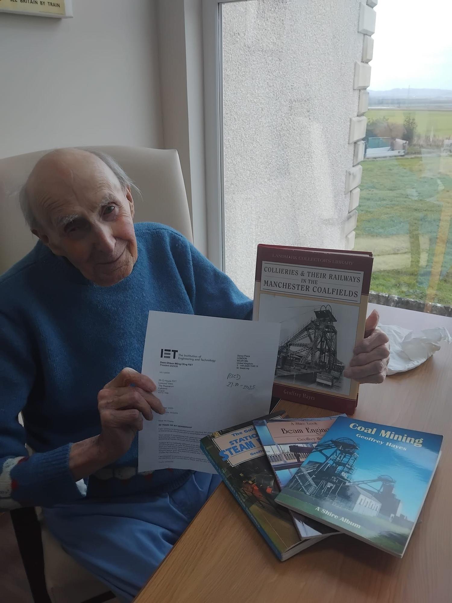 Lomond View resident is celebrated for 50-year contribution to engineering
