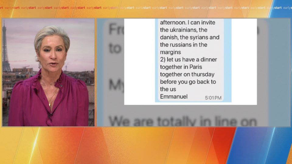 Trump posts message from Macron about Greenland