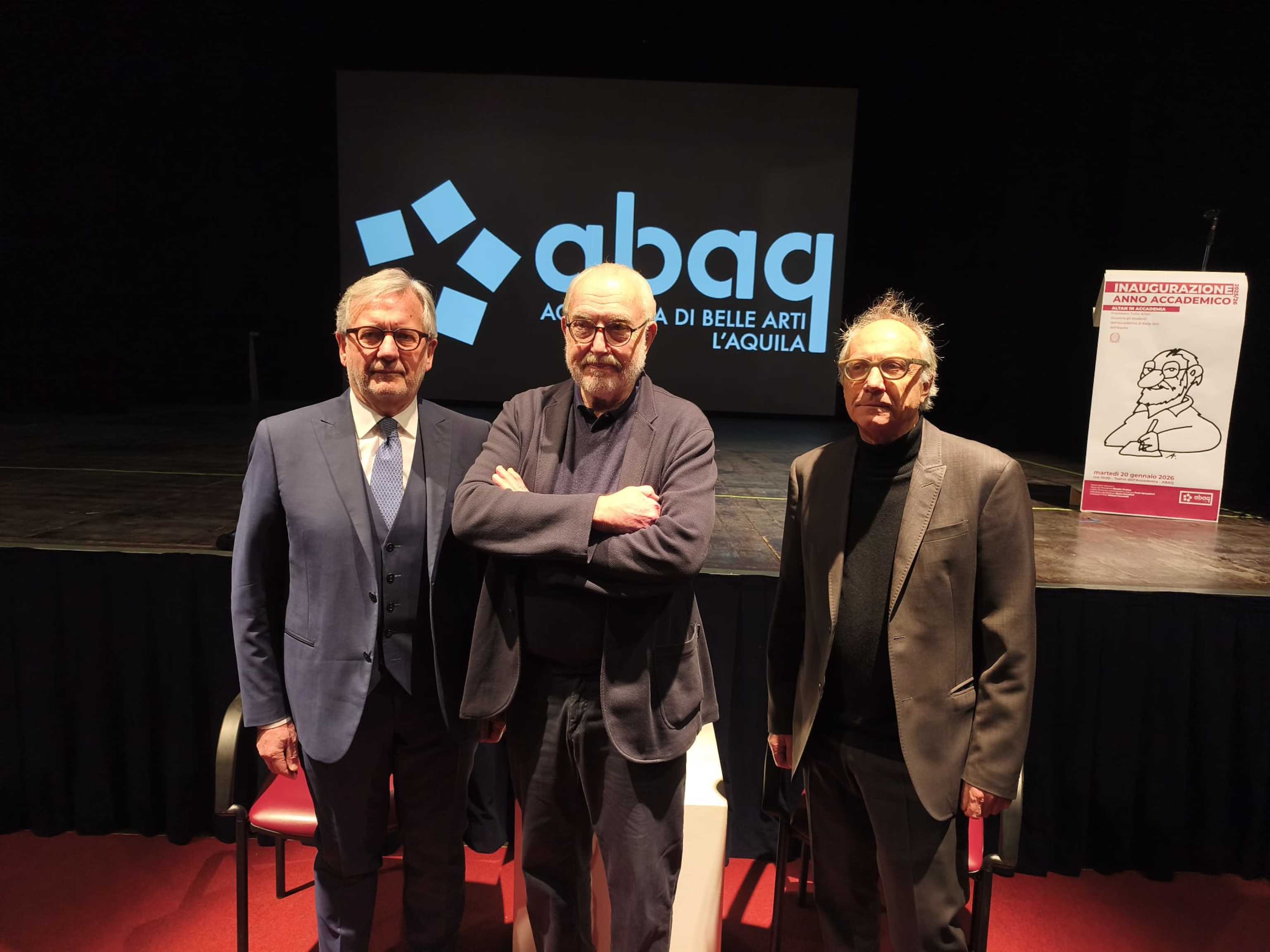 Inaugurato l'anno dell'Accademia delle Belle arti dell'Aquila