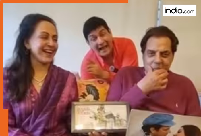 Dharmendra and Hema Malini sing Dariya Mein Phenk Do Chabi in unseen ...