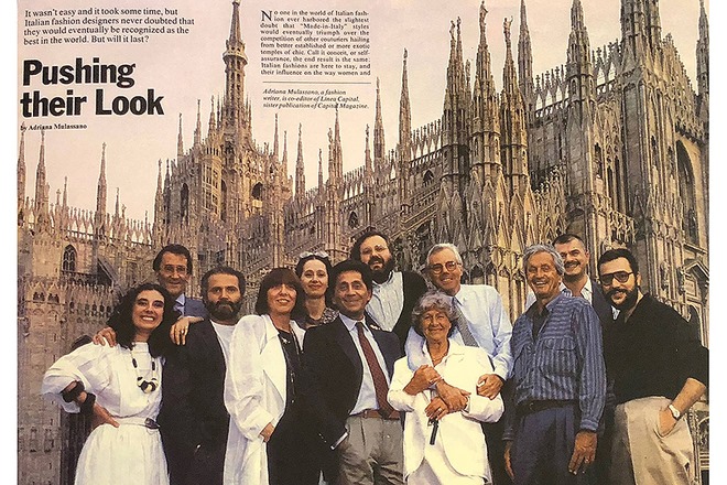 La foto simbolo della moda italiana con Valentino è un fotomontaggio