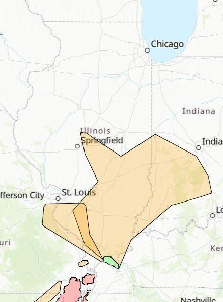 Was there an earthquake today in Illinois? See impact map