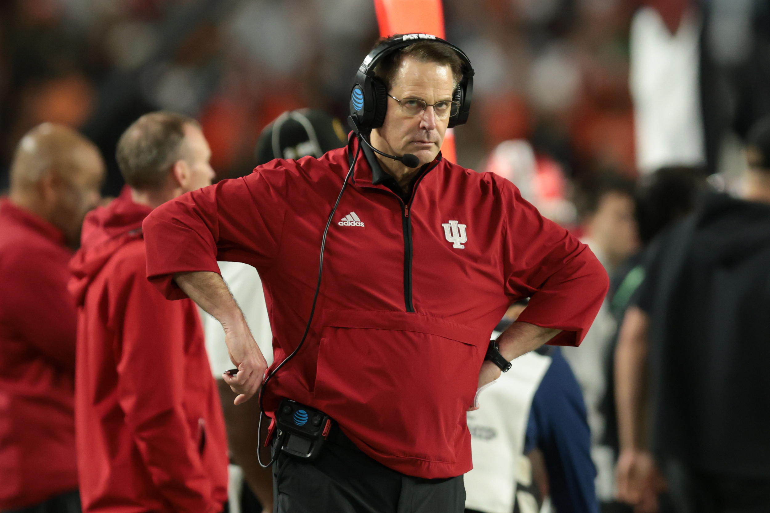 Curt Cignetti blasts officiating in live interview during CFP title game