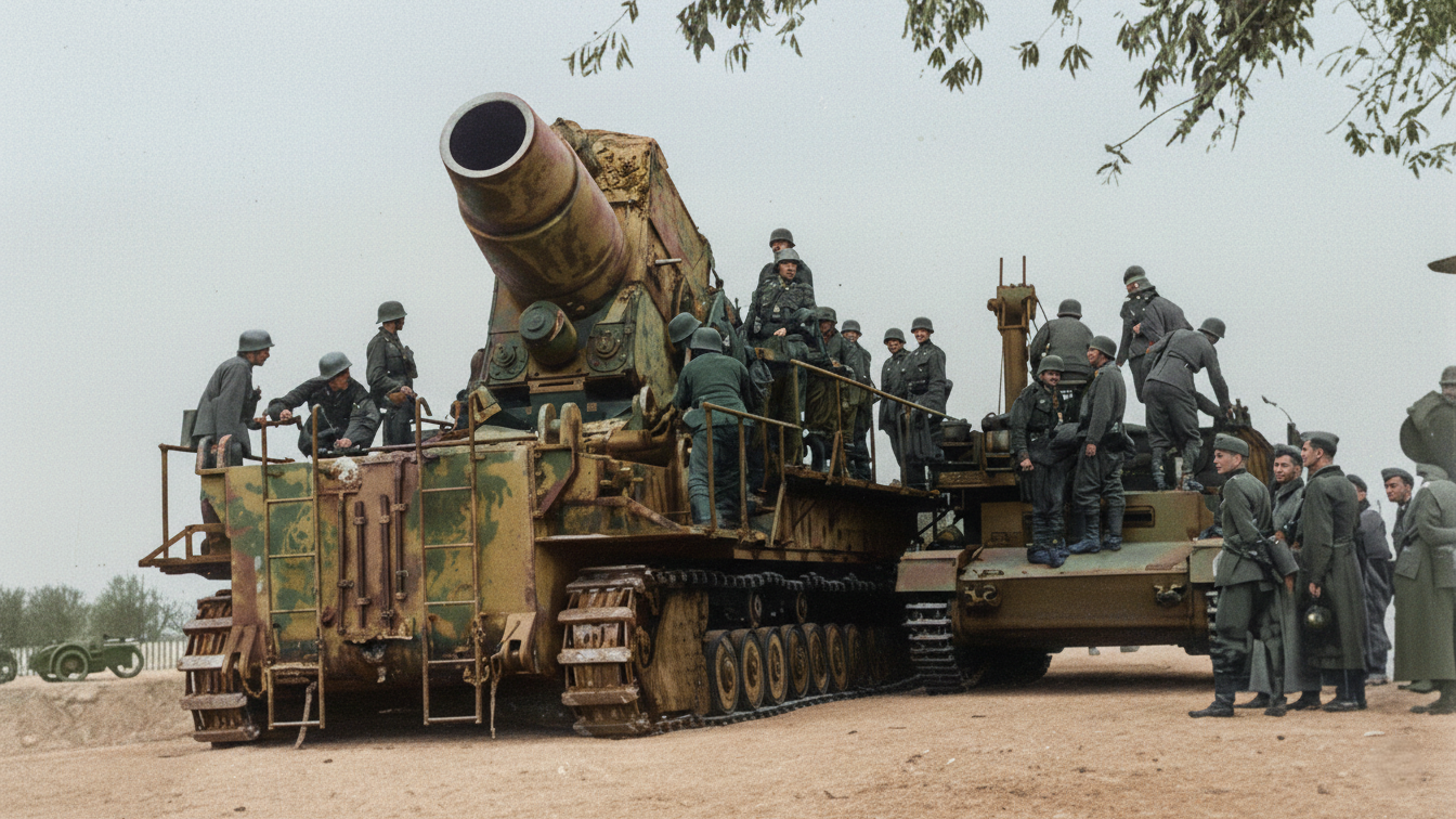 That shell was bigger than a car - The Nazi siege weapon that could ...