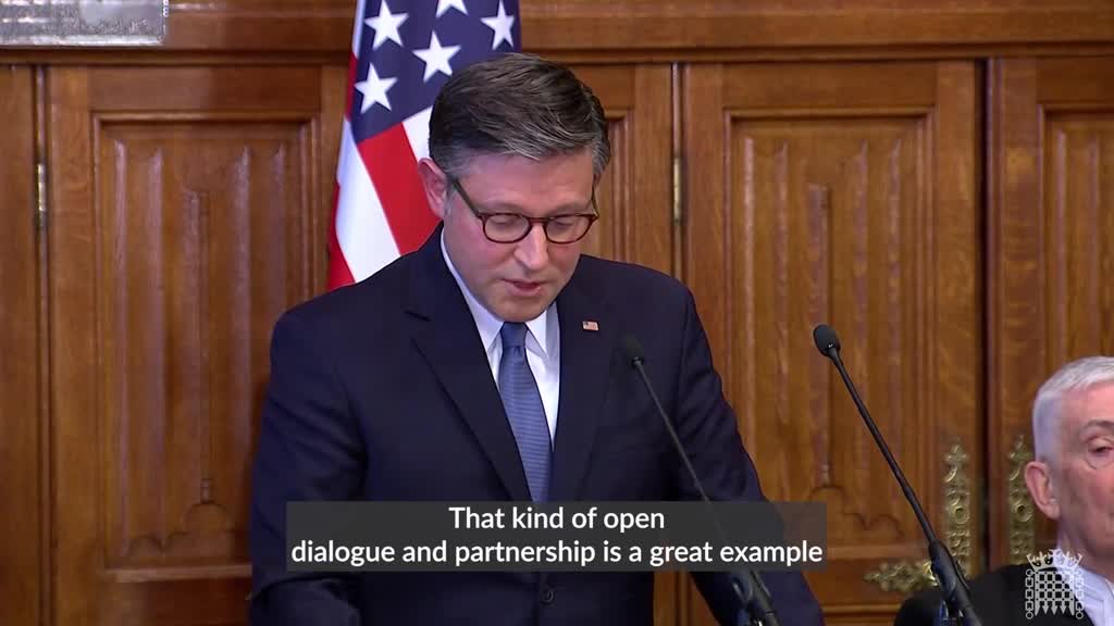 Strong America is good for the world, US speaker says during Parliament ...