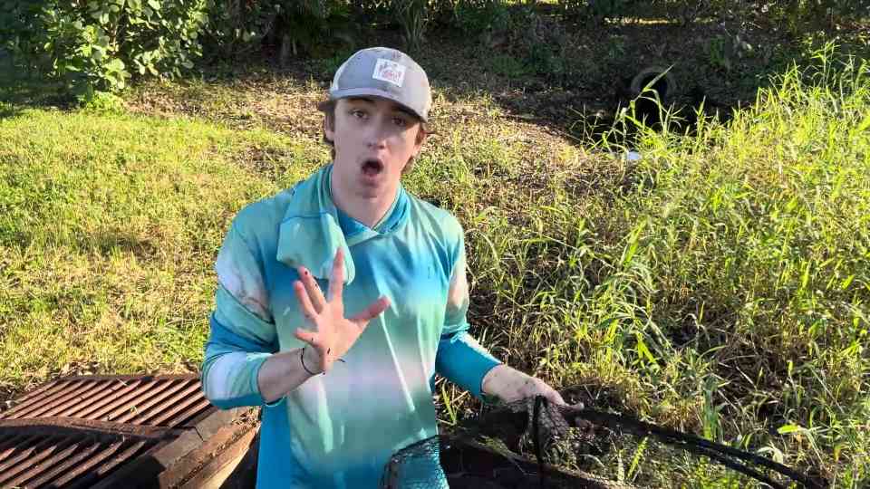 I opened the sewer and it was full of fish