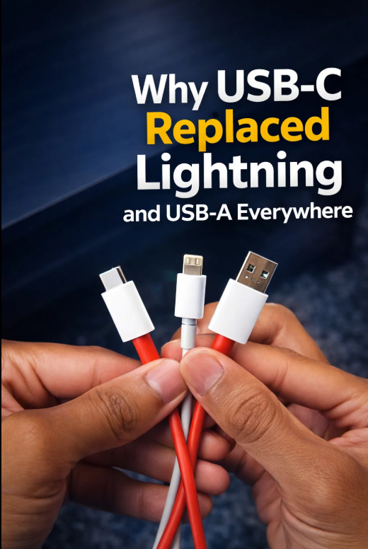 Why USB-C replaced Lightning and USB-A everywhere