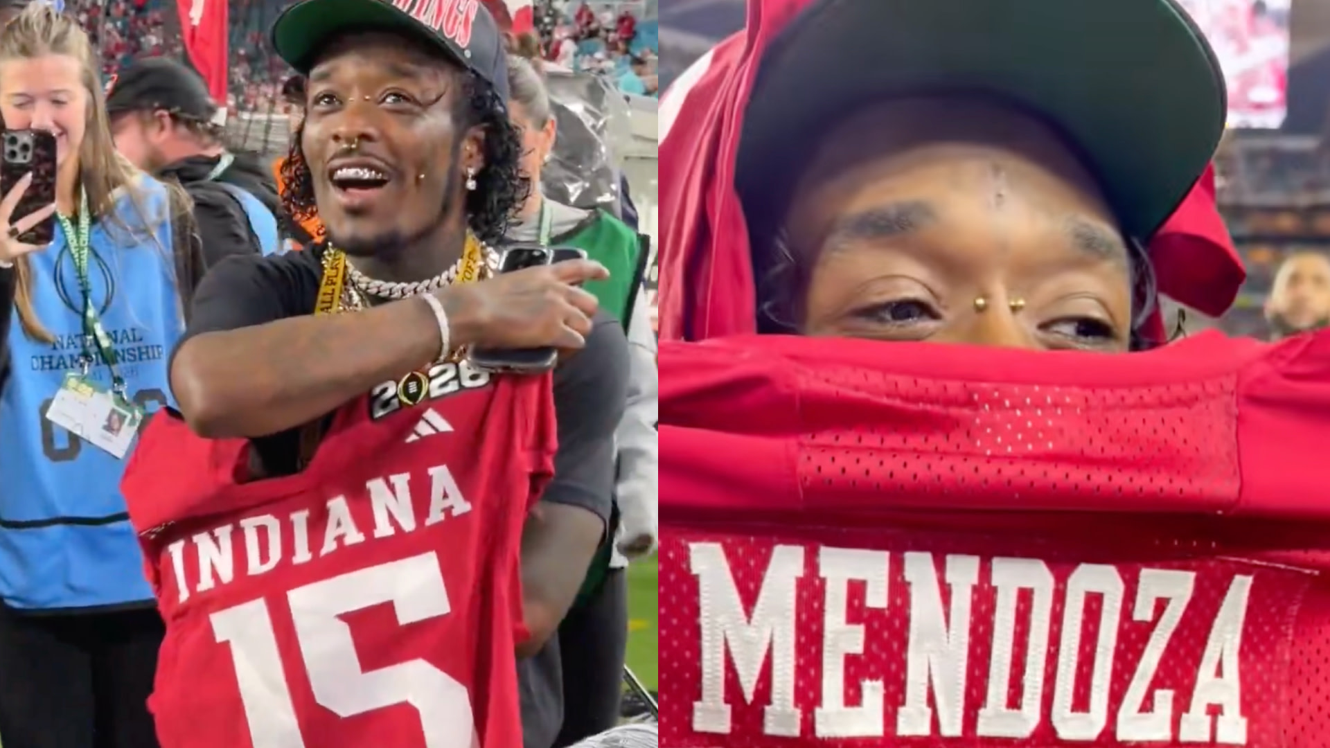 Lil Uzi Vert attends college football championship game after ...