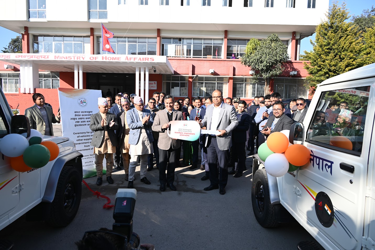 India hands over first tranche of election assistance to Nepal